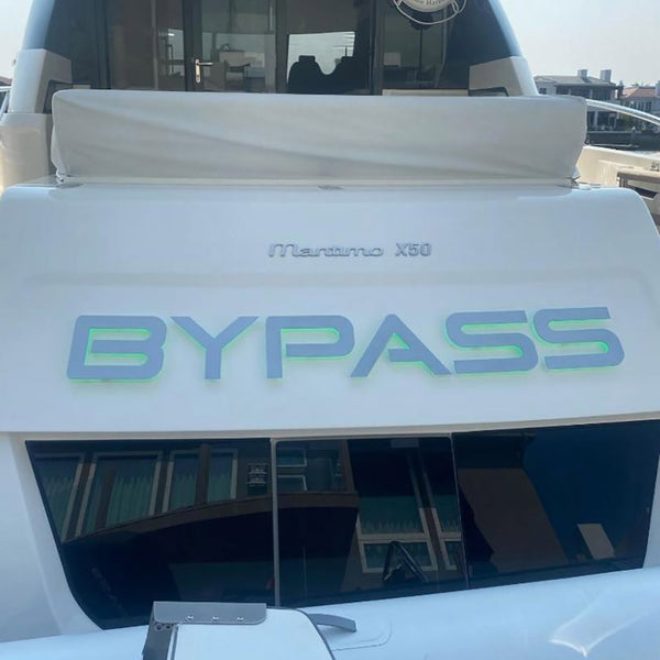 Illuminated Vessel Name Sign Seawater Resistant LED Boat Signage – Cozyle