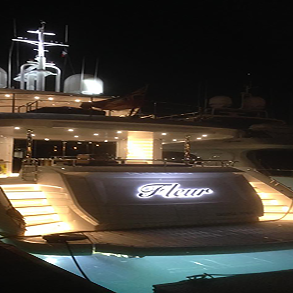 Boat Led Sign Exterior High Quality Illuminated Yacht Signage – Cozyle