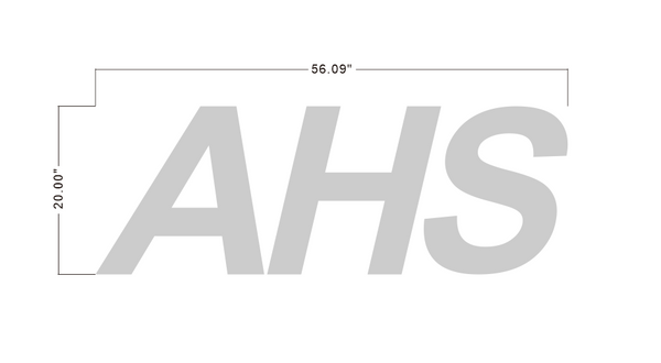 AHS 3D Metal Letters – Cozyle