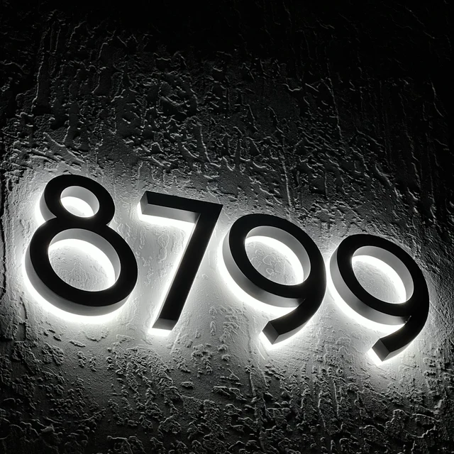 Backlit House Numbers – Cozyle