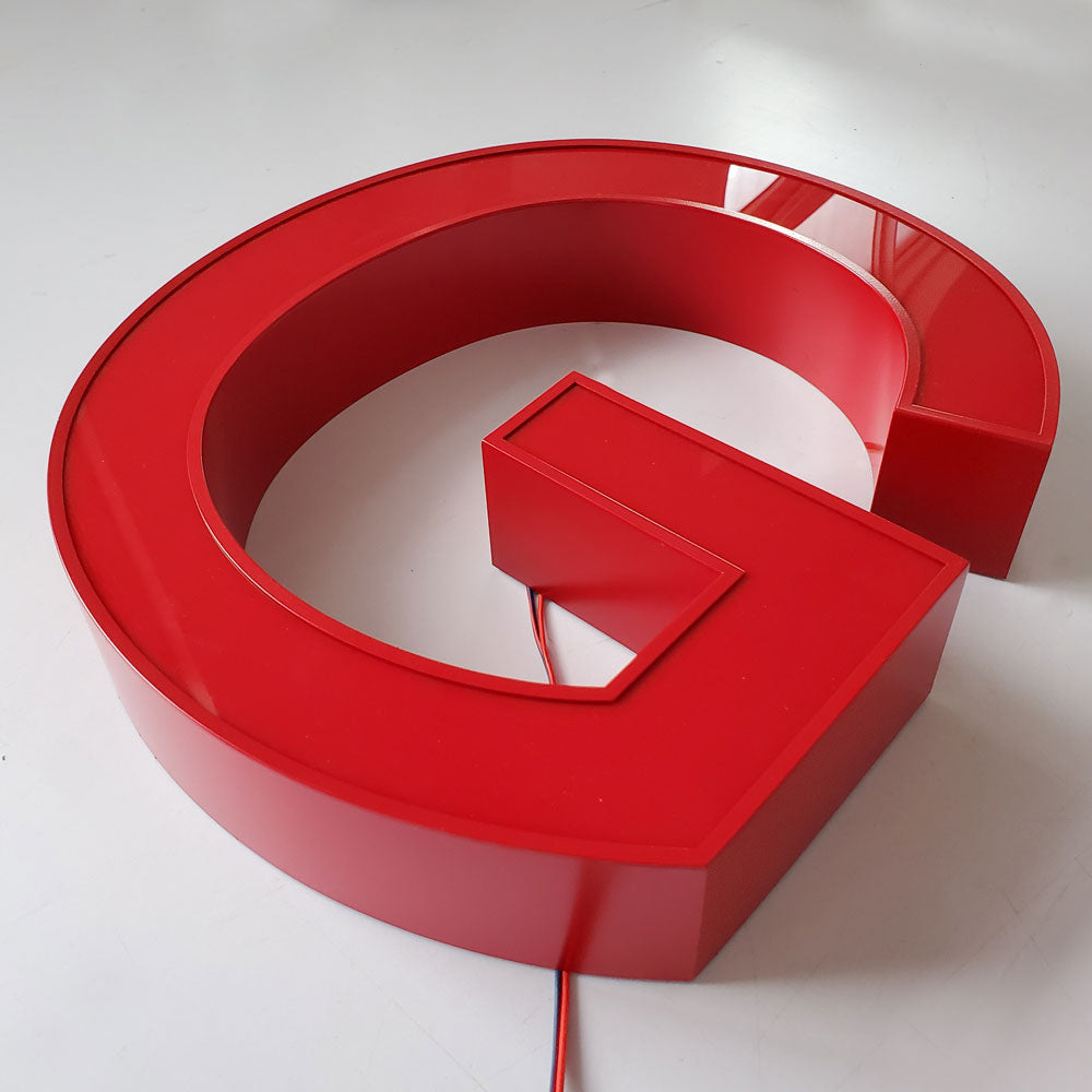Channel front lit letter signage, Personalized Illuminated Sign, LED c ...