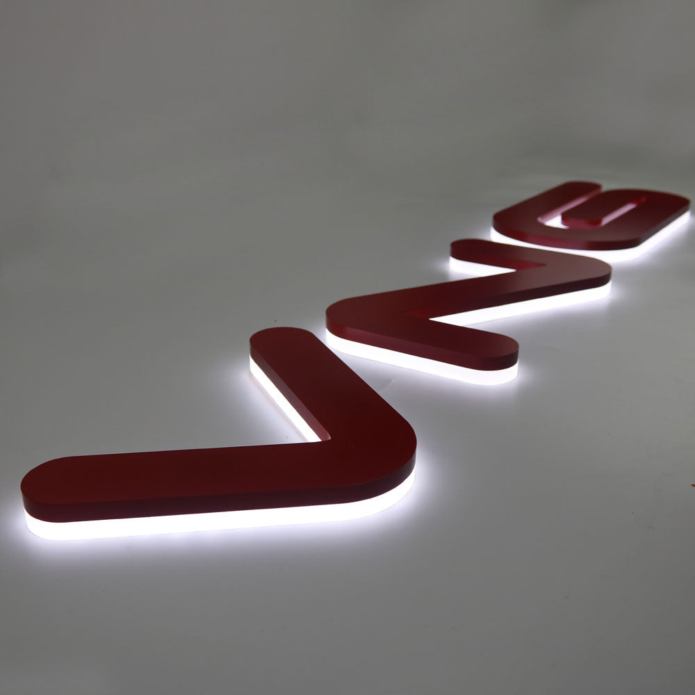 Illuminated Logo Sign Backlit Channel Letters Halo Reverse Light Sign ...