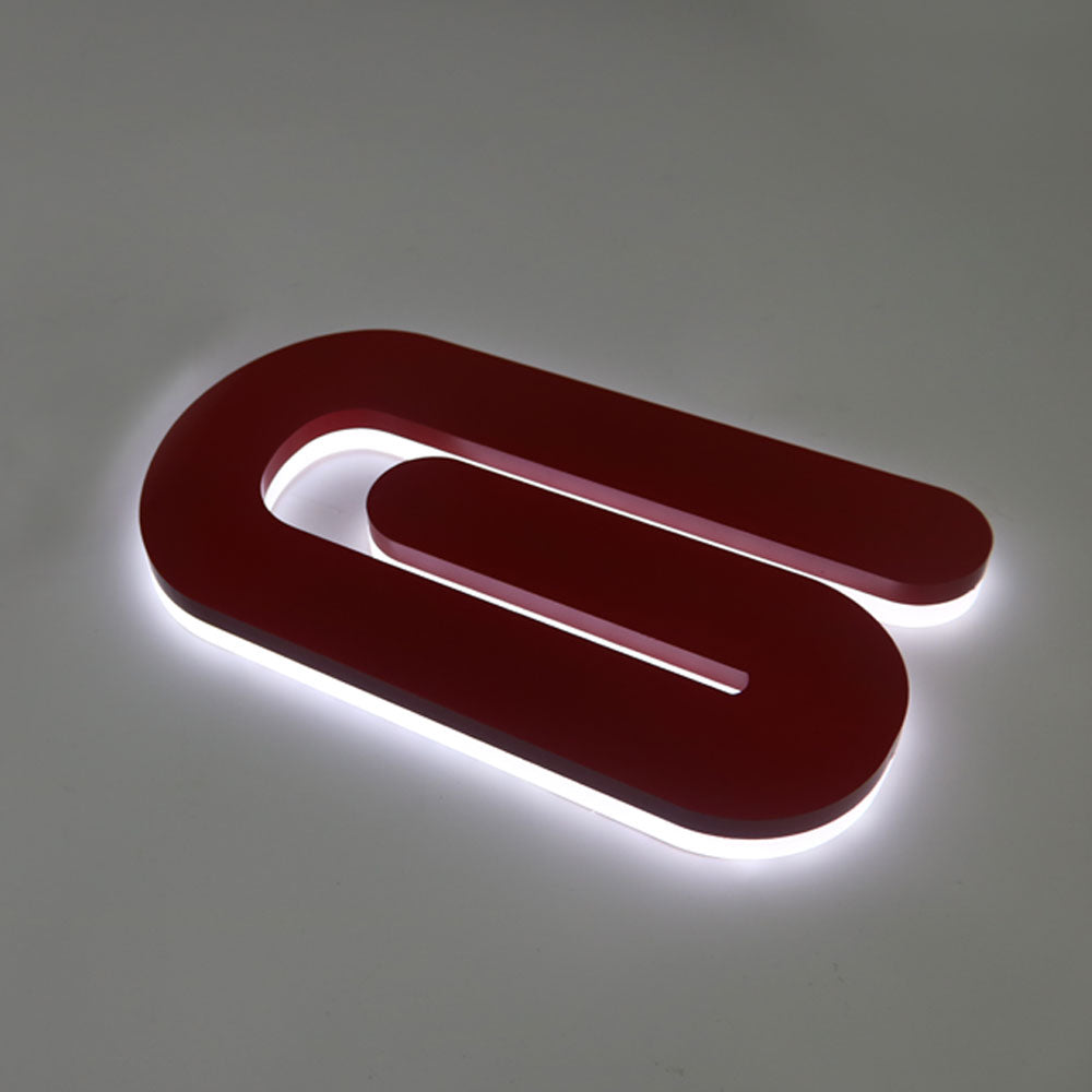 Illuminated Logo Sign Backlit Channel Letters Halo Reverse Light Sign ...